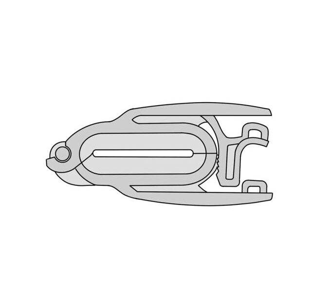 Bio Clamp Pinch clamp with quick-release fastener